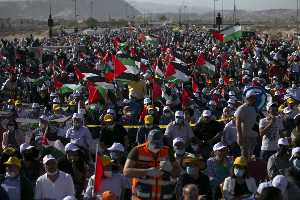 Ribuan Rakyat Palestina Kembali Berunjuk Rasa Menentang Rencana ...