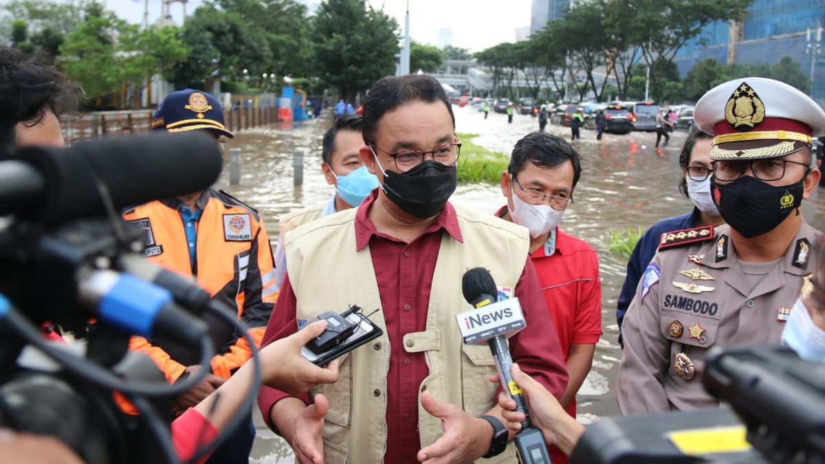 Ini Sejumlah Langkah Anies Baswedan Atasi Jakarta yang Dikepung Banjir - TIKTAK.ID