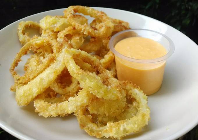 Resep Onion Ring Saus Honey Mustard - TIKTAK.ID