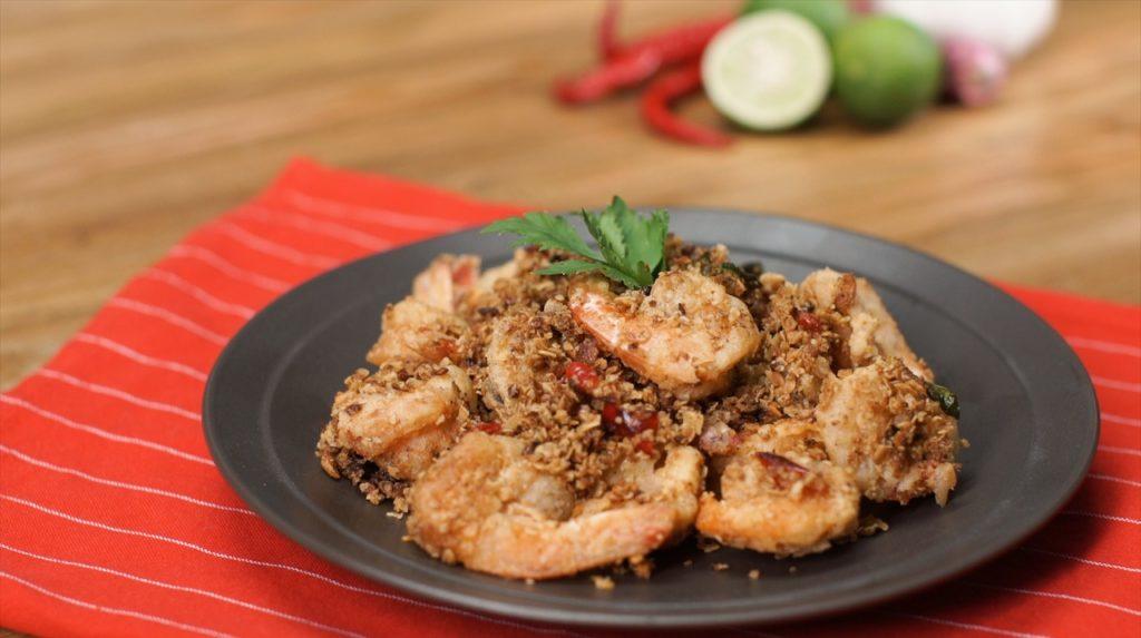 Resep Spesial Udang Goreng Sereal Gandum Khas Singapura - TIKTAK.ID